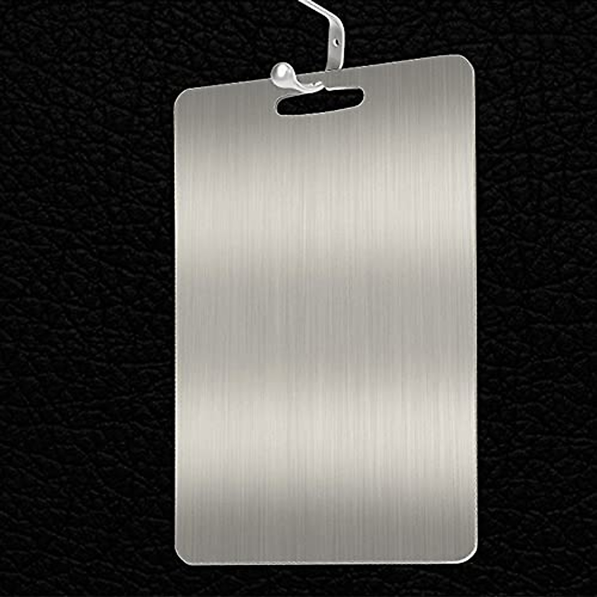 GULRUH Wood Cutting Boards for Kitchen, Stainless Steel Cutting Board Fruit Vegetable Meat Cutting Board Easy to Clean Cutting Board Practical Kitchen Tool Durable and Non-Greasy Kitchen Tool (Size :