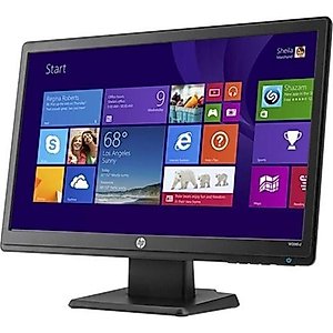 HP 20" Anti-Glare LED HD Monitor W2081D - Silver/Black - 1600 x 900 resolution, 60Hz, 5 ms