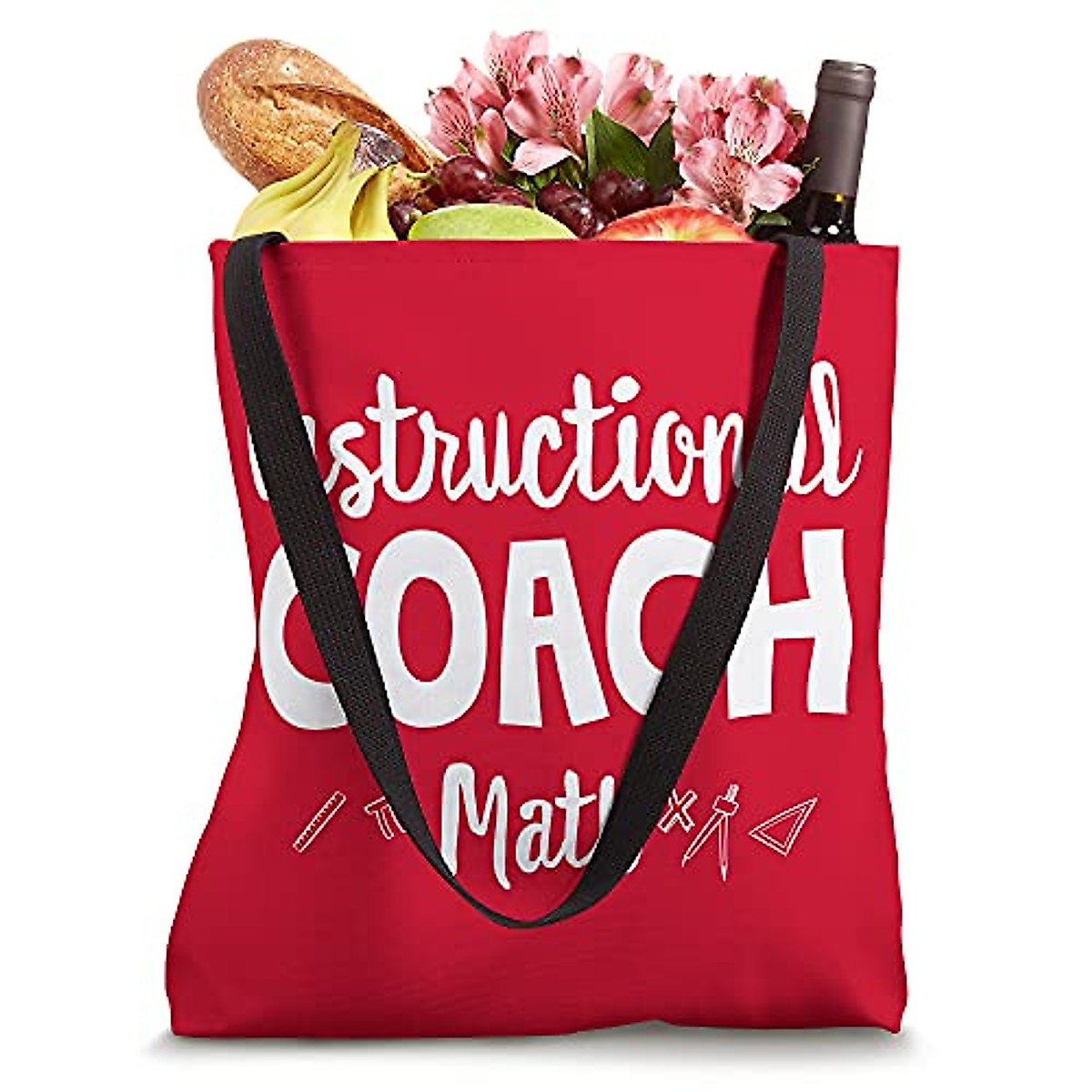 Instructional Coach Math Crew Back to School Matching Group Tote Bag