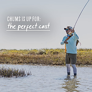 Chums Storm Sling LTD Crossbody Backpack – Adjustable Hiking & Fishing Gear Sling Bag For Men and Women (Fish Camo Green)