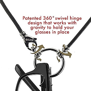 LaLoop Premium eyeglass necklace Sport Loop in Brown