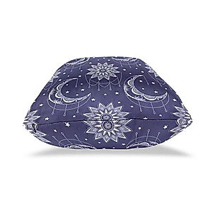 IIASOL Retro Moon Sun and Stars Throw Pillow Cover Set of 2-20 x 20 inch Pillowcases Square Accent Decorative Cushion Case for Living Room Bedroom Couch Sofa Chair Bed