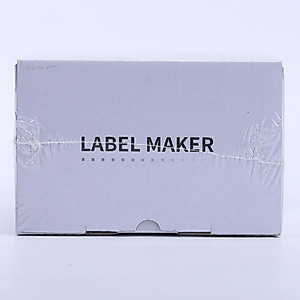 Phomemo M110 Label Makers - Portable Bluetooth Thermal Label Maker Printer for Barcode, Clothing, Jewelry, Retail, Mailing, Compatible with Android & iOS System, with 1pack 40×30mm Label, Black