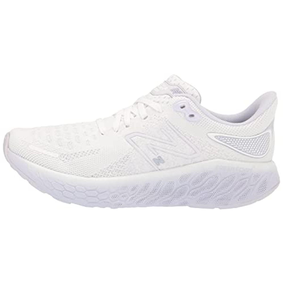New Balance Women's Fresh Foam X 1080 V12 Running Shoe, White/Libra/Violet Haze, 8 Wide