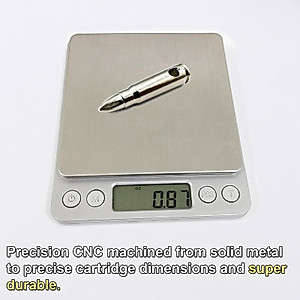 Angeebin Training Snap Caps for Dry Fire Training Dummy Rounds Practice Safe Loading Firing (7.62x39-10pcs)