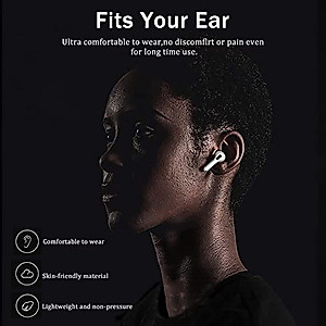 [Apple MFi Certified] Wireless Earbuds, Bluetooth 5.2 Earbuds Stereo Bass, Bluetooth Headphones in Ear Noise Cancelling Mic, Earphones IP7 Waterproof Sports, 24H Playtime Ear Buds for iOS Android.