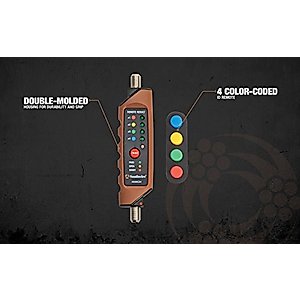 Southwire M500CX4 Coax Continuity Tester/Mapper; Durable Design; Auto Power-Off; Double-Molded Housing; Easy-to-Understand LED Display; Includes 4 Color-Coded ID Remotes