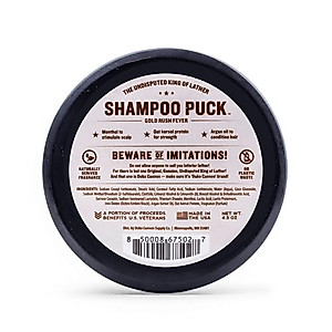 Duke Cannon Supply Co. Men's Shampoo Puck, Gold Rush - Over 175 Washes, Sulfate-Free, 4.5 oz (Pack of 1)