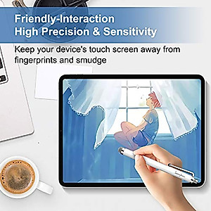 Stylus Pens for Touch Screens, StylusHome 10 Pack Mesh Fiber Tip Stylus Pens for ipad iPhone Tablets Samsung All Precision Capacitive Universal Touch Screen Devices