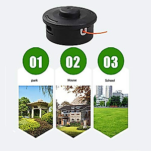 BBTUS STIHL AutoCut 25-2 Trimmer Head,Brush Cutter Garden Tool Accessories Garden Lawn Mower Trimmer Head Replacement for STIHL FS55R /FS85/ FS120 /FS250,Echo 140/200 /210/230 /250/260/ 300/302 /311
