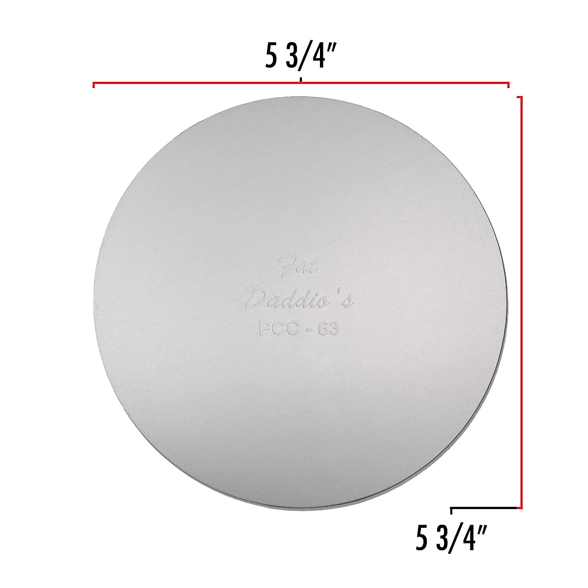 Fat Daddio's PCB-8PK Anodized Aluminum Replacement Bottom for 8 Inch Cheesecake Pan, Set of 2