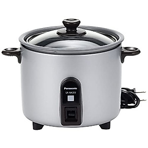 Panasonic Mini Cooker (1.5Go / 225g) SR-MC03-S (SILVER)【Japan Domestic Genuine Products】 【Ships from Japan】