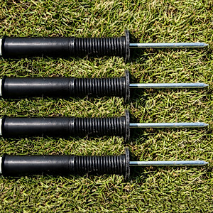 FORZA Soccer Corner Flags - Set of 4 Spring Loaded Corner Flags - Soccer Field Equipment