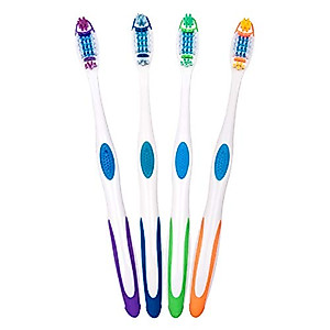 RM Oral Whitening Cavity Defense Soft Toothbrushes, 4 Count Twin Pack