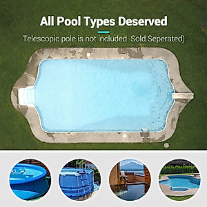 (2023 Upgraded) AIPER Cordless Pool Vacuum, Handheld Rechargeable Swimming Pool Cleaner, 60 Mins Running Time, Deep Cleaning & Strong Suction Ideal for Above & In-ground Pools, Hot Tubs, Spas-Pilot H1