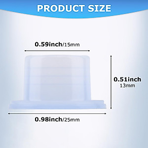 30pcs Faucet Leak-Proof Sealing Gasket, Triangle Valve Faucet Sealing Gasket Silicone Plug Leak Proof Bathroom, Faucet Washer Replaces for Garden Faucet Hose Water Pipe