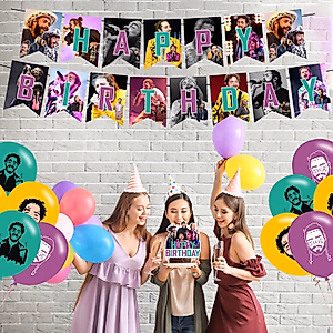 𝓟𝓸𝓼𝓽 𝓜𝓪𝓵𝓸𝓷𝓮 Party Decorations,Birthday Party Supplies For 𝓟𝓸𝓼𝓽 𝓜𝓪𝓵𝓸𝓷𝓮 Party Supplies Includes Happy Birthday Banner, Balloons, Cupcake Toppers, Cake Topper for Boys And Girls