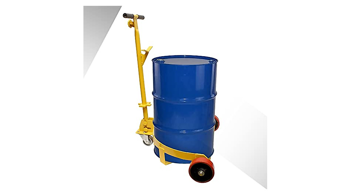 CFTEL Heavy Duty 55 Gallon Drum Dolly with Tow Bar