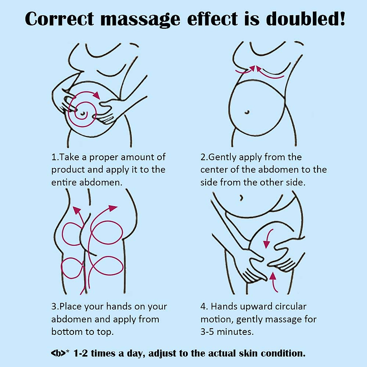 Stretch Mark Cream, Stretch Mark Remover, Stretch Mark Cream Pregnancy, Stretch Mark Removal Cream Maternity Repair, Repair Scar Cream Slackline Abdomen for All Skin Types