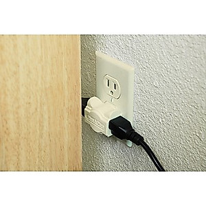 HUG-A-PLUG DUAL OUTLET WALL ADAPTER, 6PK, IVORY