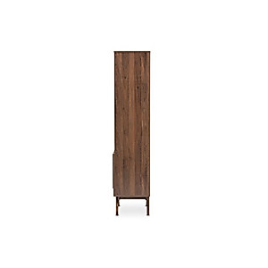Baxton Studio Ashanti Wood Bookcase
