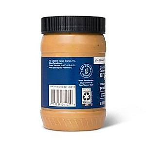 Good & Gather Organic Crunchy Peanut Butter Spread,16 OZ (one pack)
