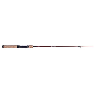 Berkley 5’6” Cherrywood HD Spinning Rod, Spinning Rod, 2-6lb Line Rating, Light Rod Power, Fast Action, 1/16-1/4 oz. Lure Rating, Red