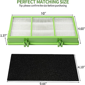 Gazeer True HEPA Replacement Filters for Holmes Aer1 Series Total Air Filter for HAPF300AH-U4R and HAP242-NUC(6 Pcs HEPA Filters + 8 Pcs Pre Filters)
