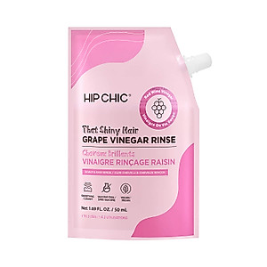 HIP CHIC That Shiny Hair Grape Vinegar Rinse [1 Count] Clarifying for Smooth and Fresh Hair,