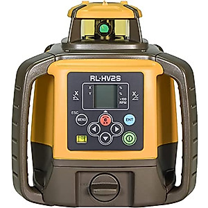 Topcon CLASS 1 2.4mW Laser RL-HV2S Leveling Dual Grade Laser Kit w/NiMH Battery
