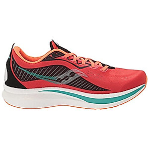 Saucony Men's Endorphin Speed 2 Running Shoe, SCARLET/BLACK, 11