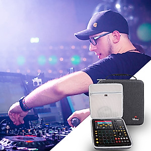 Mchoi Hard Portable Case Compatible with Akai Professional MPC One Drum Machine Sampler MIDI Controller, Case Only