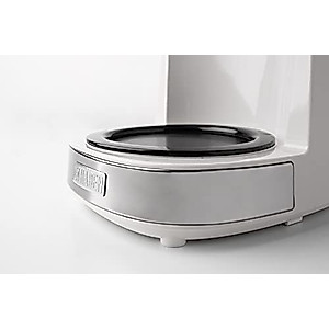 HADEN Heritage Innovative 12 Cup Programmable Drip Coffee Maker Machine with Glass Carafe, Funnel, and Auto Shut Off Feature (Ivory)