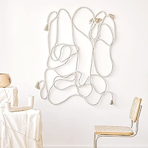 Natural Cotton Rope, JEUIHAU 328 Feet 1/4 Inch Cotton Clothesline Rope, All-Purpose Braided Cotton Rope Utility Cord for Clothes Hanging, Crafting, Macrame, Basket Making, and DIY Art Projects