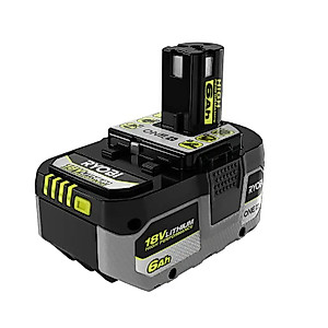 RYOBI ONE+ 18V Lithium-Ion HIGH Performance Starter Kit with 2.0 Ah Battery, 4.0 Ah Battery, 6.0 Ah Battery, Charger, and Bag