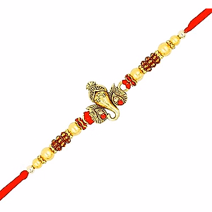 TrendBell Raksha Bandhan Ganpati Rakhi for Brother - PG11