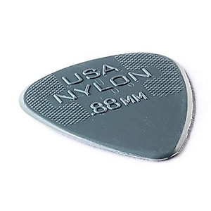 JIM DUNLOP 44P.88 Nylon Standard, Dark Gray, .88mm, 12/Player's Pack, Small