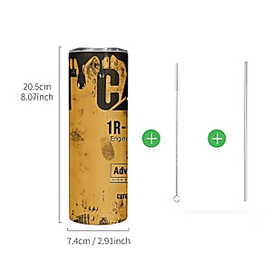 Caterpillar 1R-1807 Advanced High Efficiency Engine Oil Filter, Black and Yellow