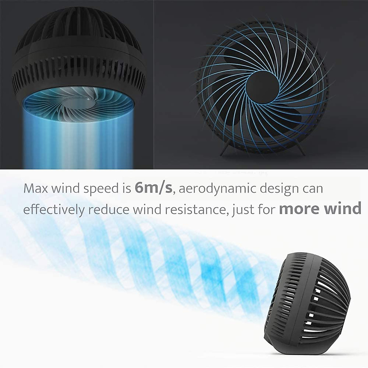 Desk Fan, 4.7 inch 3 Speeds Small Mini Quiet USB Desktop Table Cooling Fan for Office Home (Pink)