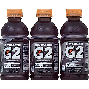 Gatorade G2 Grape, 12 Fl Oz Bottles, 6 Pack
