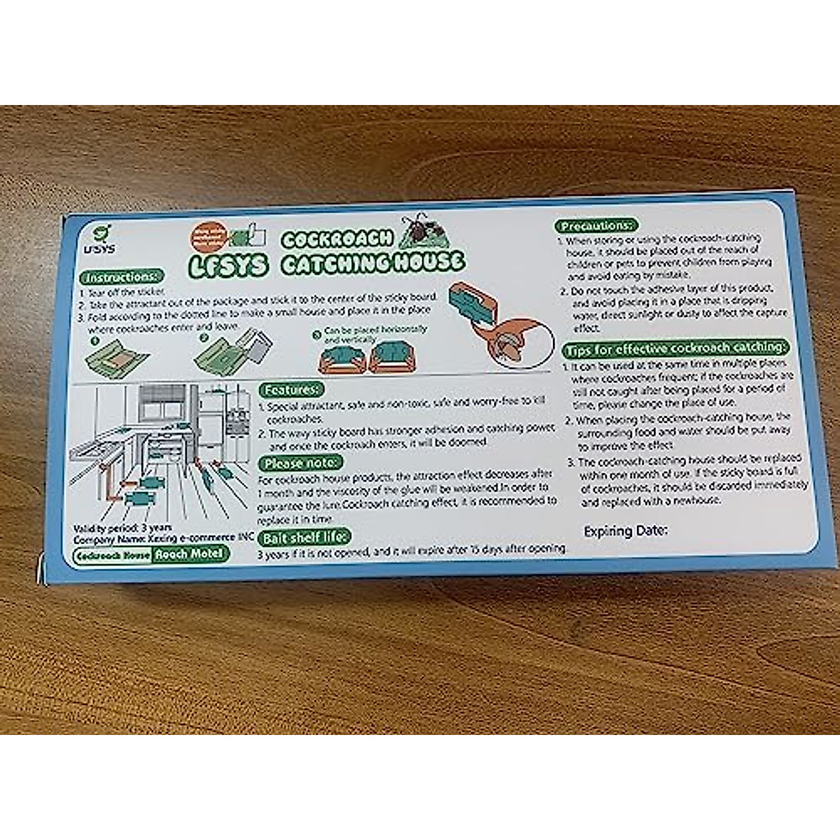 10-Pack Roach Trap Cockroach Trap, Roach Killer Indoor Infestation, Roach Motel, Roach Traps Indoor, Children & Pets Friendly(Light Green)