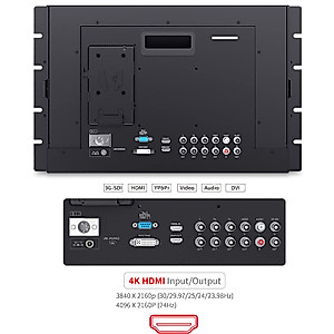 SEETEC P173-9HSD-RM 17.3" Rack Mount Broadcast LCD Monitor with 1920×1080 3G-SDI HDMI AV YPbPr