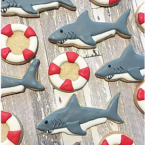 Great White Shark Cookie Cutter, 4" Made in USA by Ann Clark