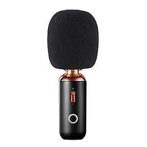 BlingKingdom 5pcs Thick Handheld Stage Microphone Windscreen Foam Anti-Jet Sponge Cover (Black)