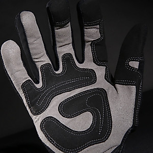 Ironclad General Utility Work Gloves GUG, All-Purpose, Performance Fit, Durable, Machine Washable, (1 Pair), Large - GUG-04-L , Black