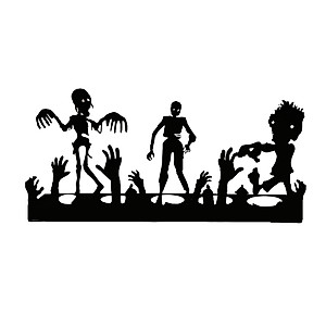 Funny Shadow Candle Holders, Black Candle Stick Candle Holder, Vintage Candles Stands, Home Bar Party Halloween Tabletop Candle Holders Decor for Shadows On Walls and Atmosphere (G)