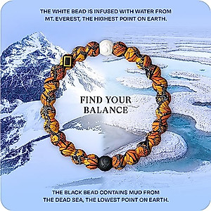 Lokai Silicone Beaded Bracelet for Women & Men, National Geographic Collection - Monarch Butterfly Style, (Small, 6 Inch Circumference) - Silicone Bracelet Slides-On, Comfortable Fit