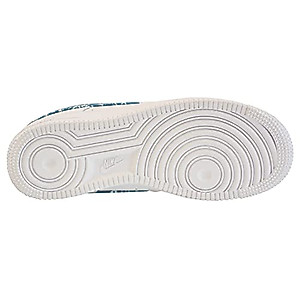 Nike Women's Air Force 1 Low Shoes, White/Worn Blue-white-white, 9