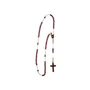 Fancy Precious Blood of Christ Rosary Rosario De La Preciosa Sangre De Cristo
