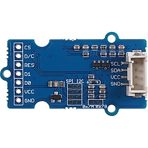 Seeed Studio Grove - OLED Yellow&Blue Display 0.96 (SSD1315) - SPI/IIC -3.3V/5V with I2C and SPI, Blue and Yellow Bi-Colour Display with 12864 Resolution.